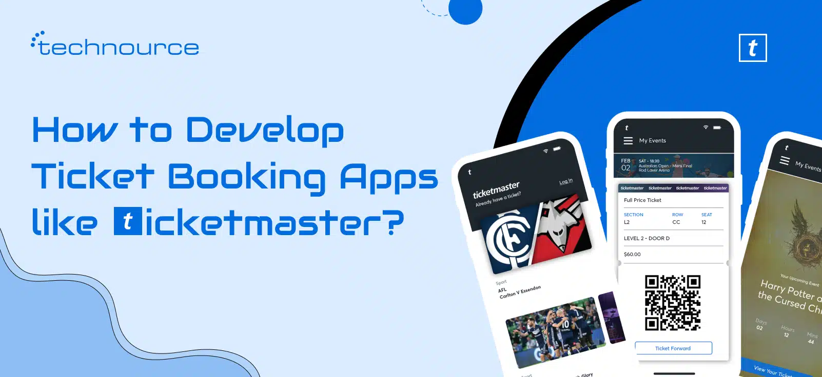 Steps to build Ticket booking apps like Ticketmaster